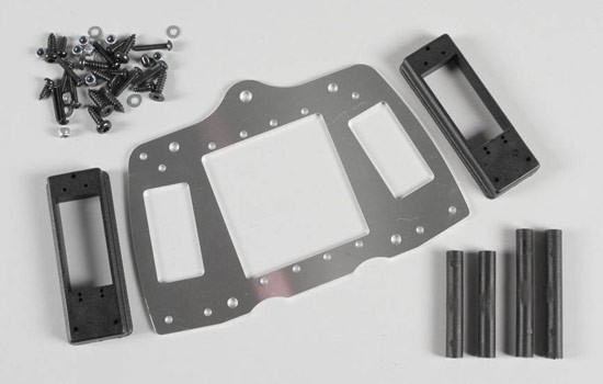 Alloy servo tray set, 4WD - Spare Parts